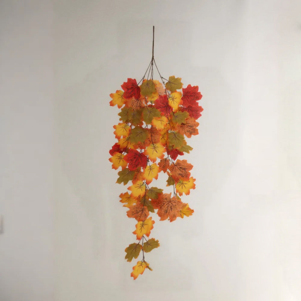 Artificial Maple Leaf Wall Decor - Halloween Decor